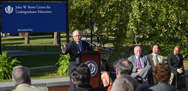 Former Board Chairman Dr. John W. Rowe Honored at Building Naming ...